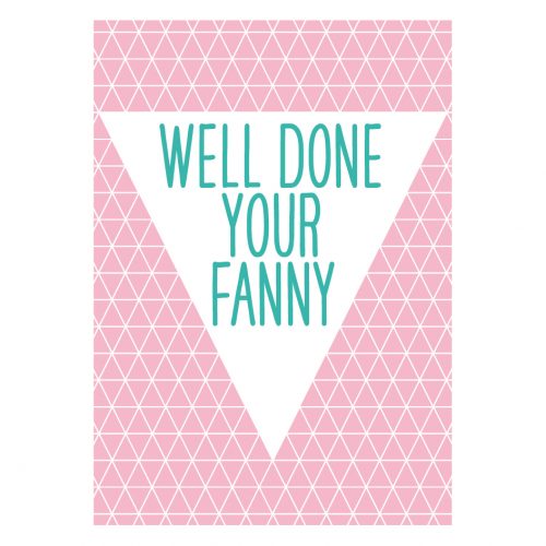 WELL DONE FANNY card - This Mama Does
